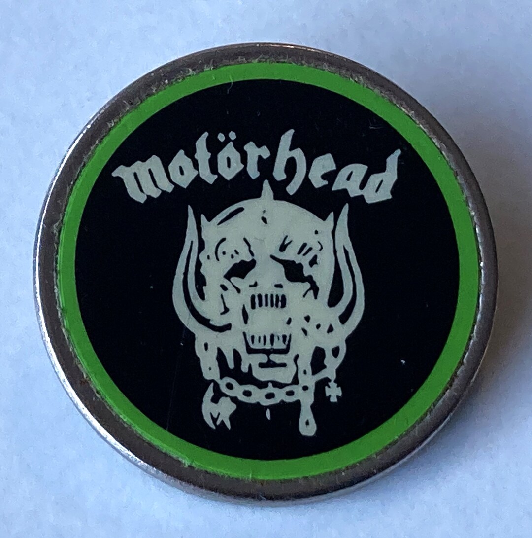 Motorhead Vintage Metal Pin Badge Pinback From the 1980's Rock Music ...