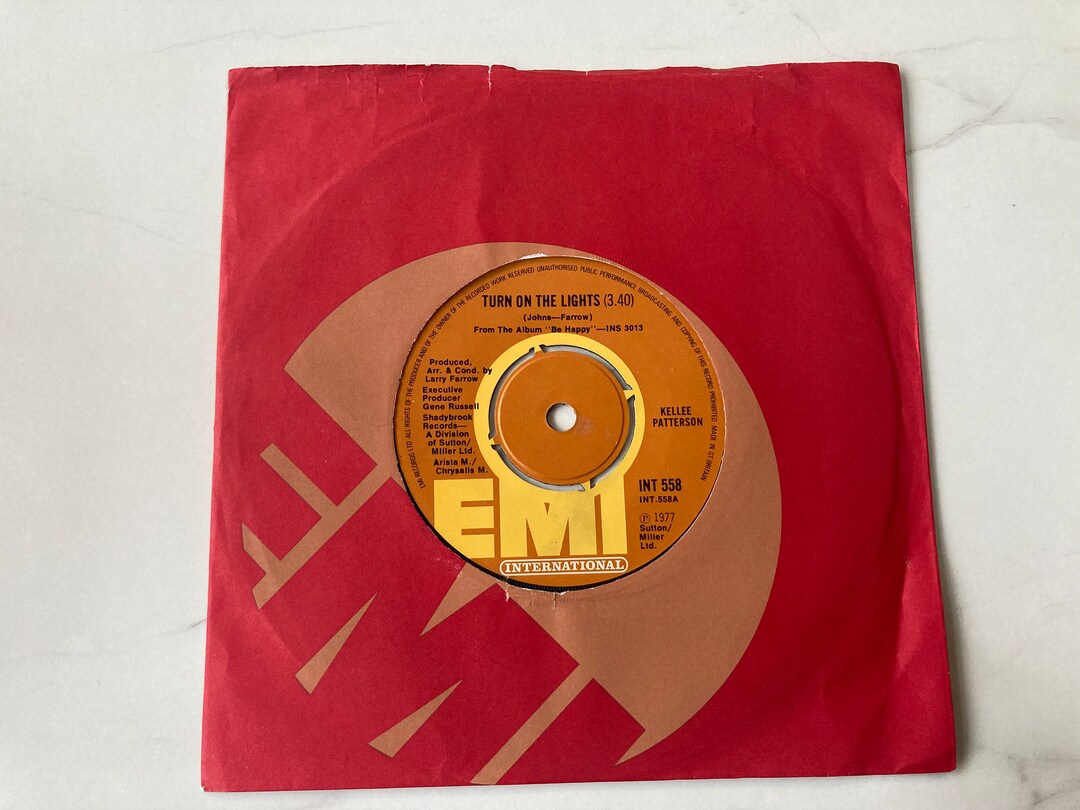Kellee Patterson Turn on the Lights Original 1977 UK Pressing 7 Vinyl ...