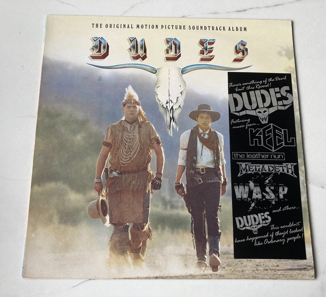 DUDES the Original Motion Picture Soundtrack Album Original 1987 UK ...