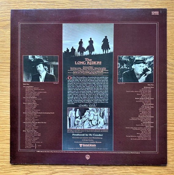 The Long Riders Soundtrack