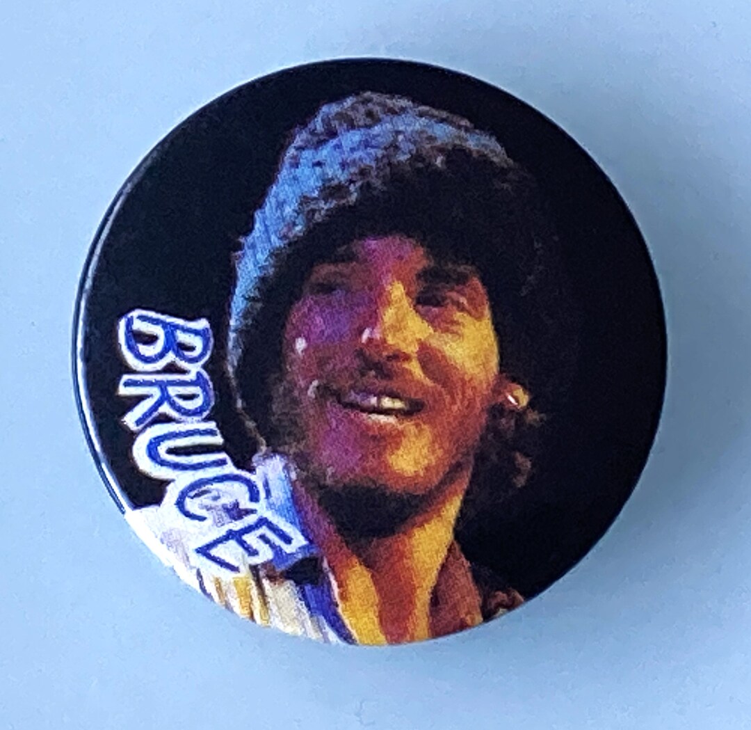 Bruce Springsteen Hat Small Vintage Button Style Metal Pin - Etsy