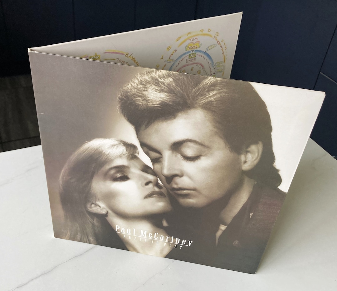 Paul Mccartney - Press to Play - Original 1986 UK Vinyl LP With Lyric ...