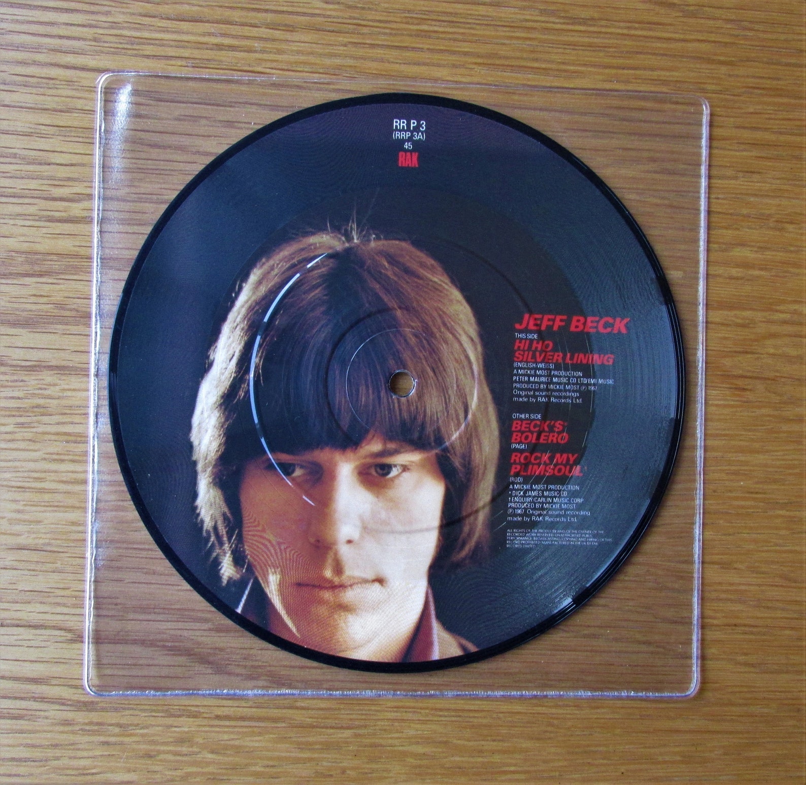 JEFF BECK Hi Ho Silver Lining 1982 UK Pressing 7 Vinyl | Etsy