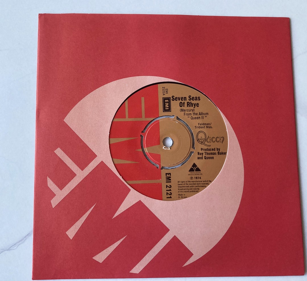 QUEEN Seven Seas of Rhye Original 1974 UK Pressing 7 Vinyl Record ...