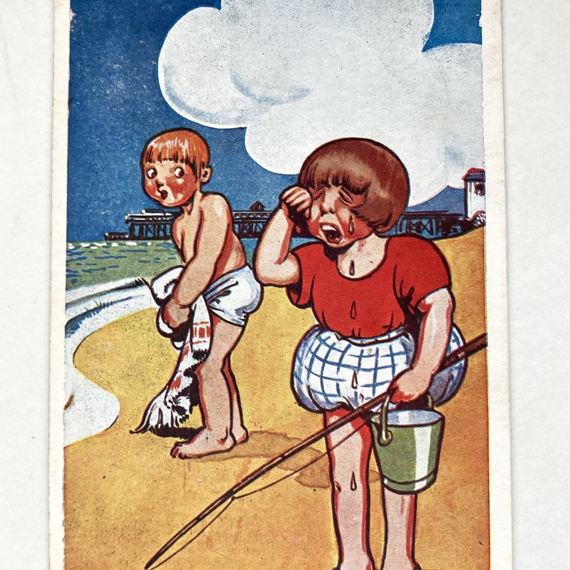 Risque Postcards - Etsy