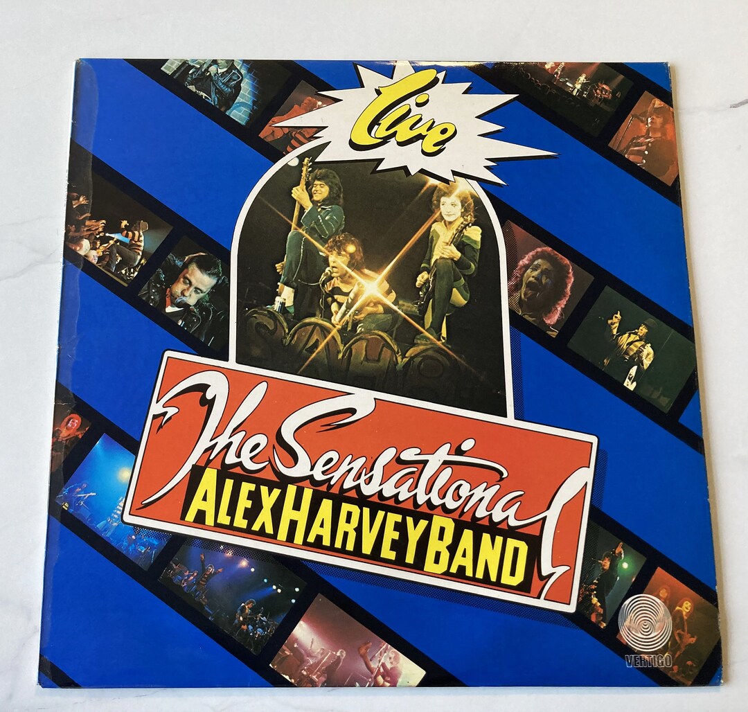 The Sensational Alex Harvey Band Live Original 1975 UK Vinyl LP Vintage ...