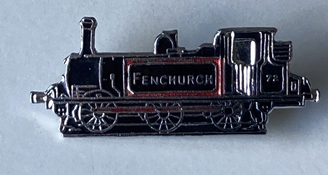 FENCHURCH Vintage Steam Train Shaped Enamel Pin Badge Made in the UK in ...