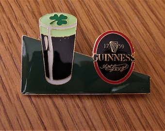 GUINNESS Bar Toucan Vintage Shaped Metal Pin Badge Made in the - Etsy
