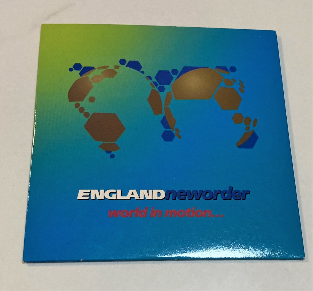 England New Order World in Motion Original 1990 UK 4 Track CD Single in ...