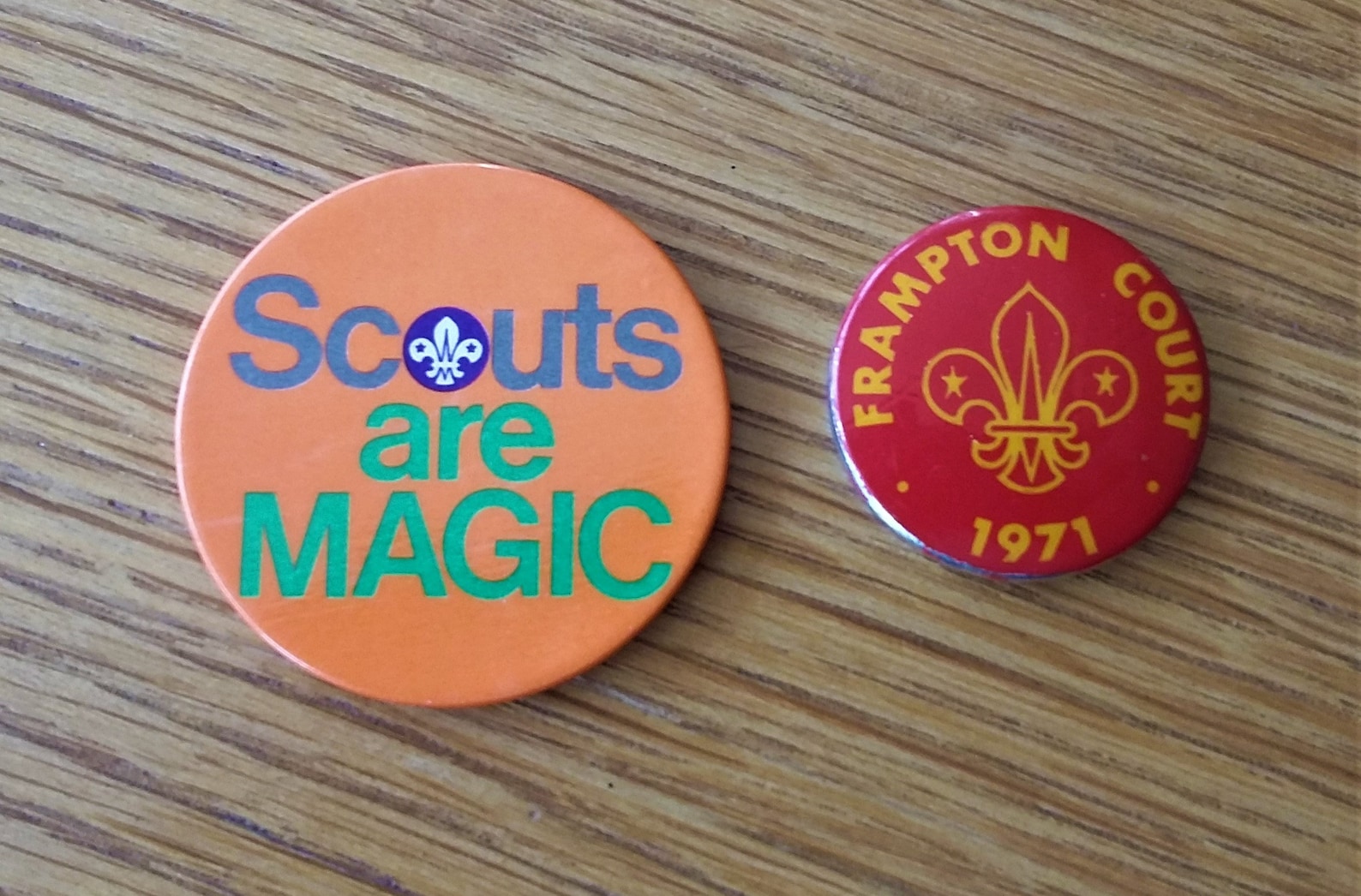Boy Scouts Scouting A Pair 2 of Vintage Metal Pin Badges | Etsy