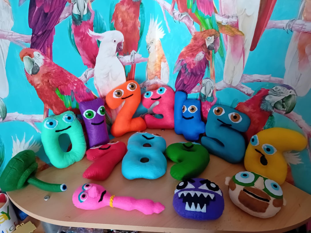 Numberjacks Soft Toys Felt Plushies Educational Autism Number Jacks ...