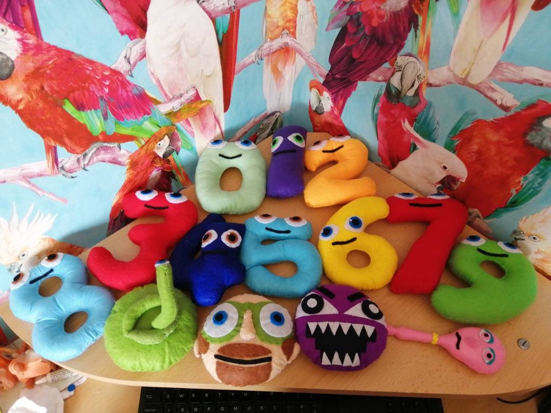 Numberjacks Soft Toys Felt Handmade Plush Autism Colourful - Etsy