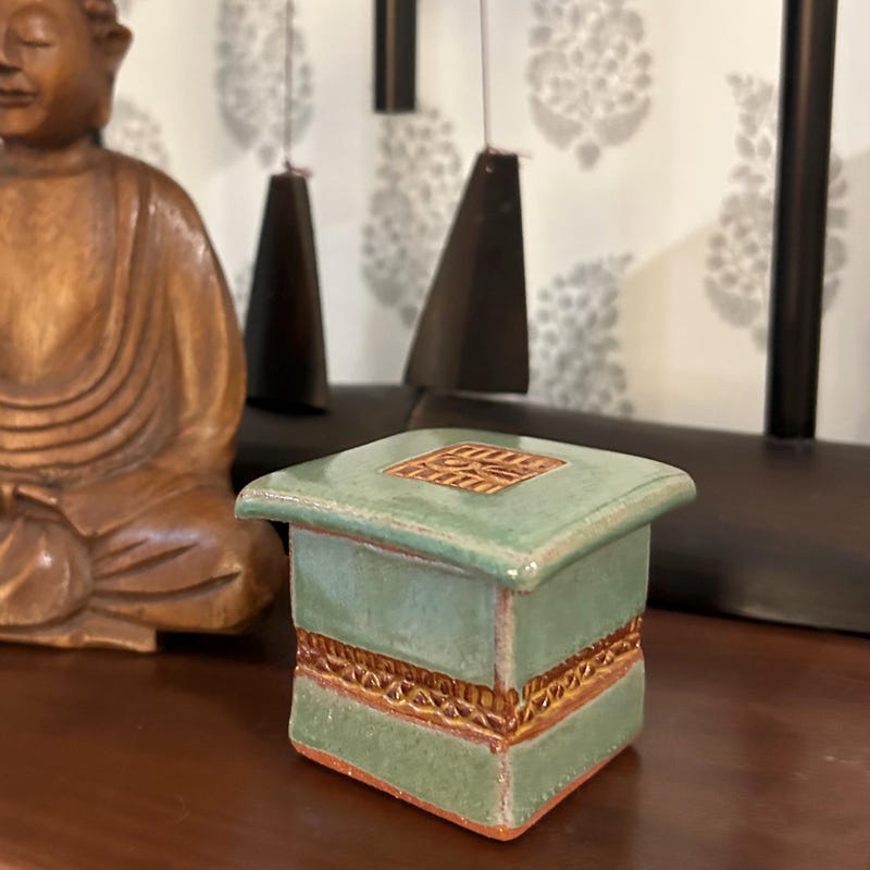 Pottery Trinket Box - Etsy