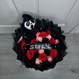 Eternal Scream Flower Bouquets (scream Plushie Included) - Etsy