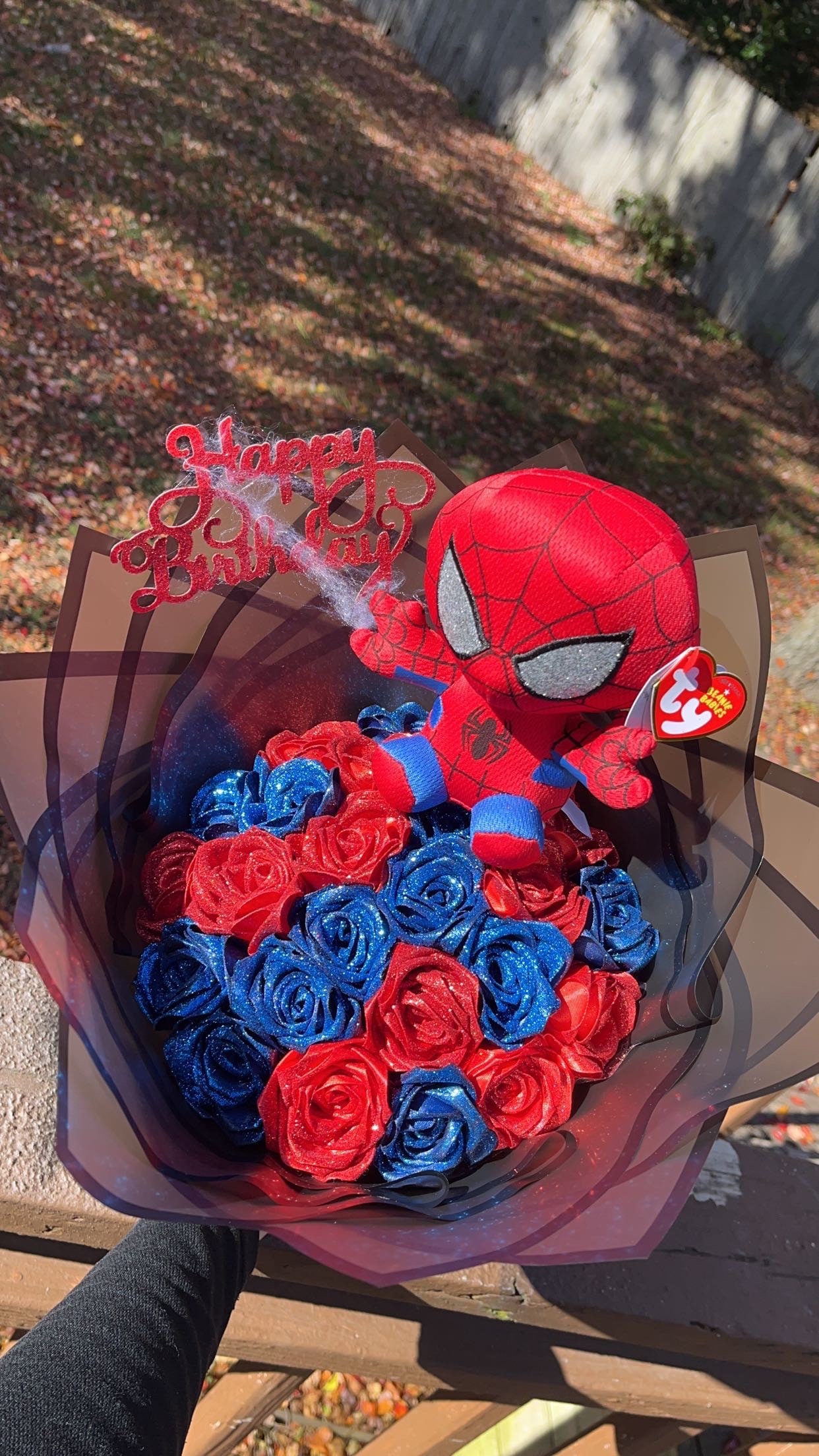 Eternal Spider-man Flower Bouquets plushie Included - Etsy