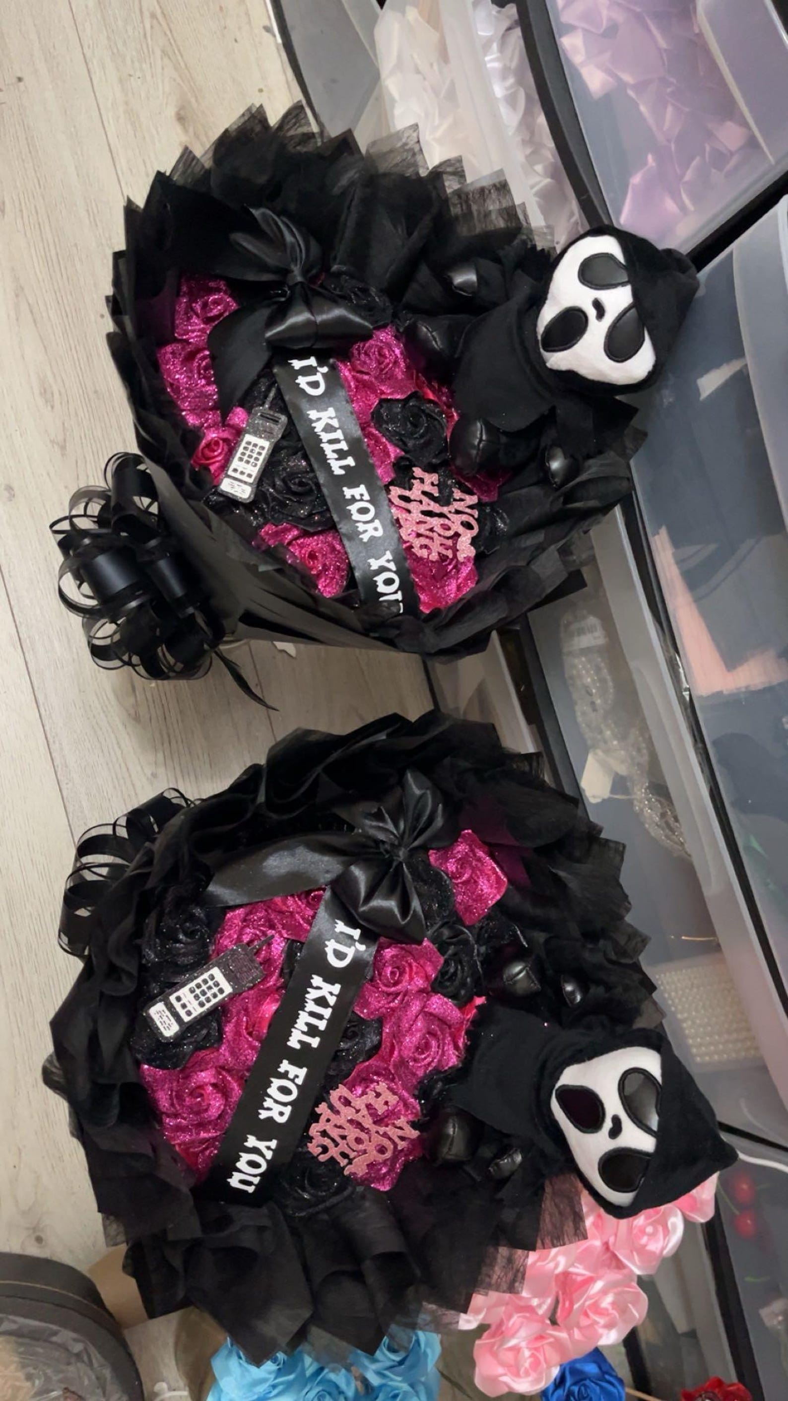 Eternal Scream Flower Bouquets Scream Plushie Included Etsy