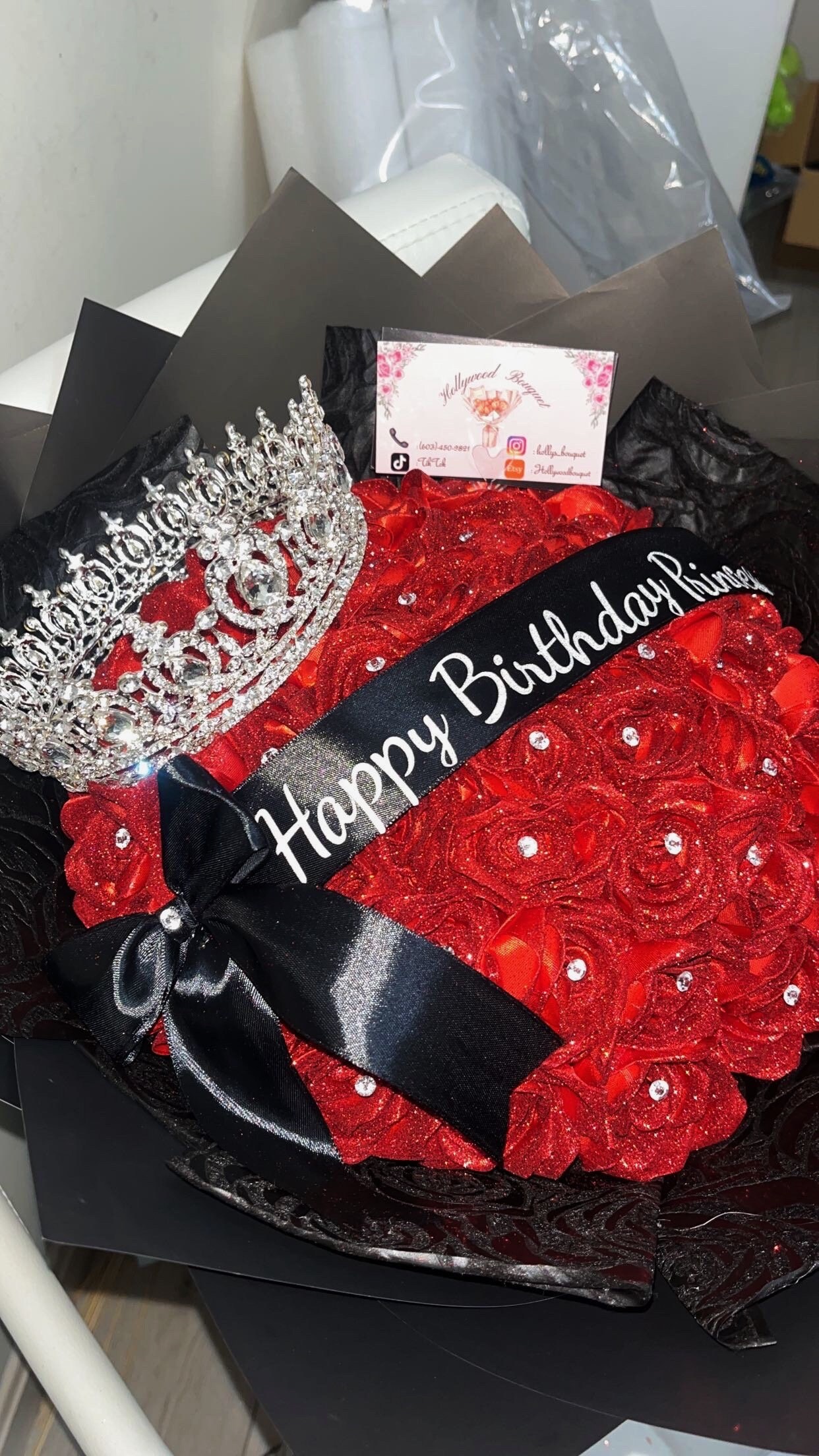 Eternal Flower Bouquets includes Luxury Crown - Etsy