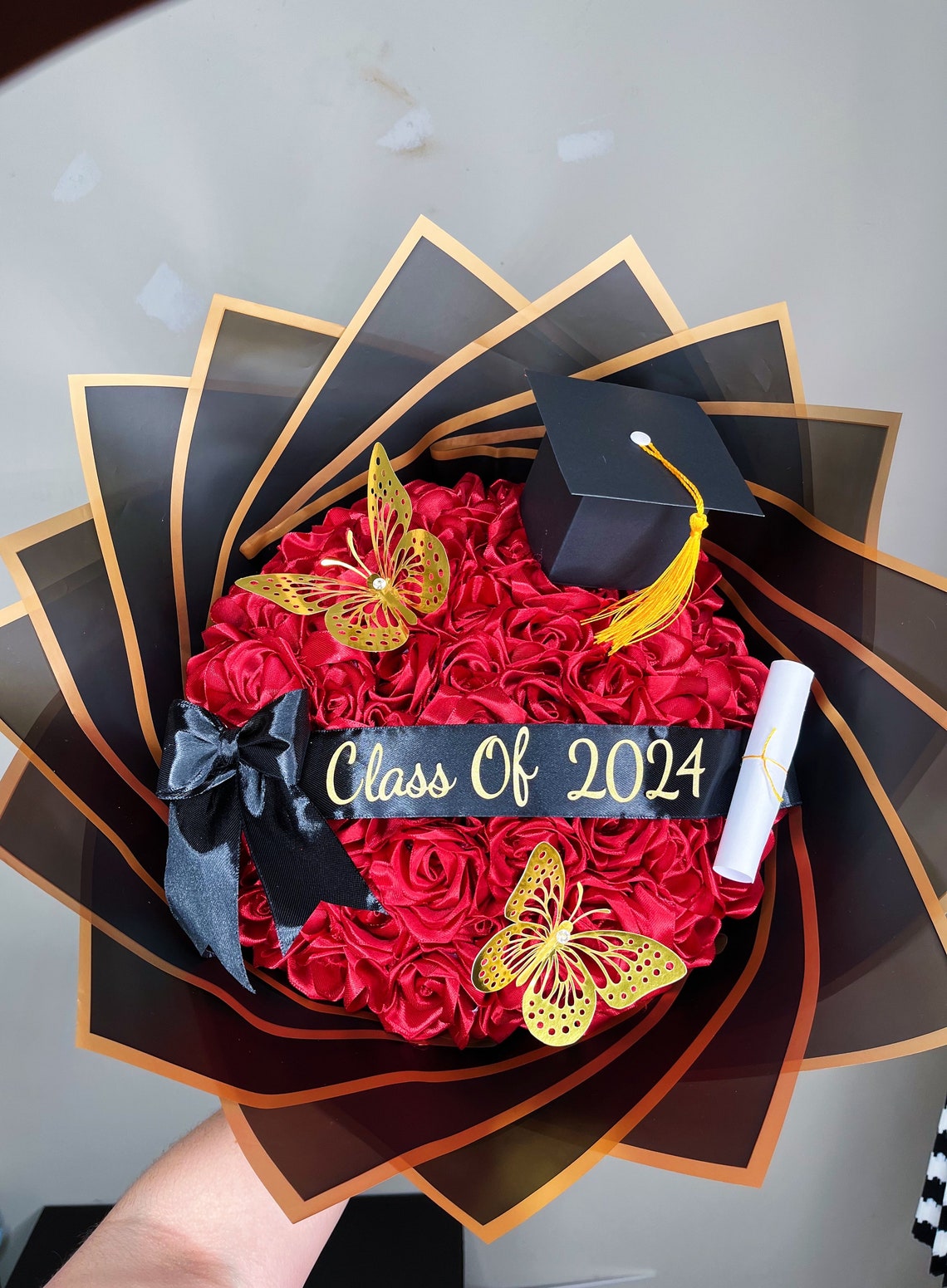 Eternal Graduation Flower Bouquets - Etsy