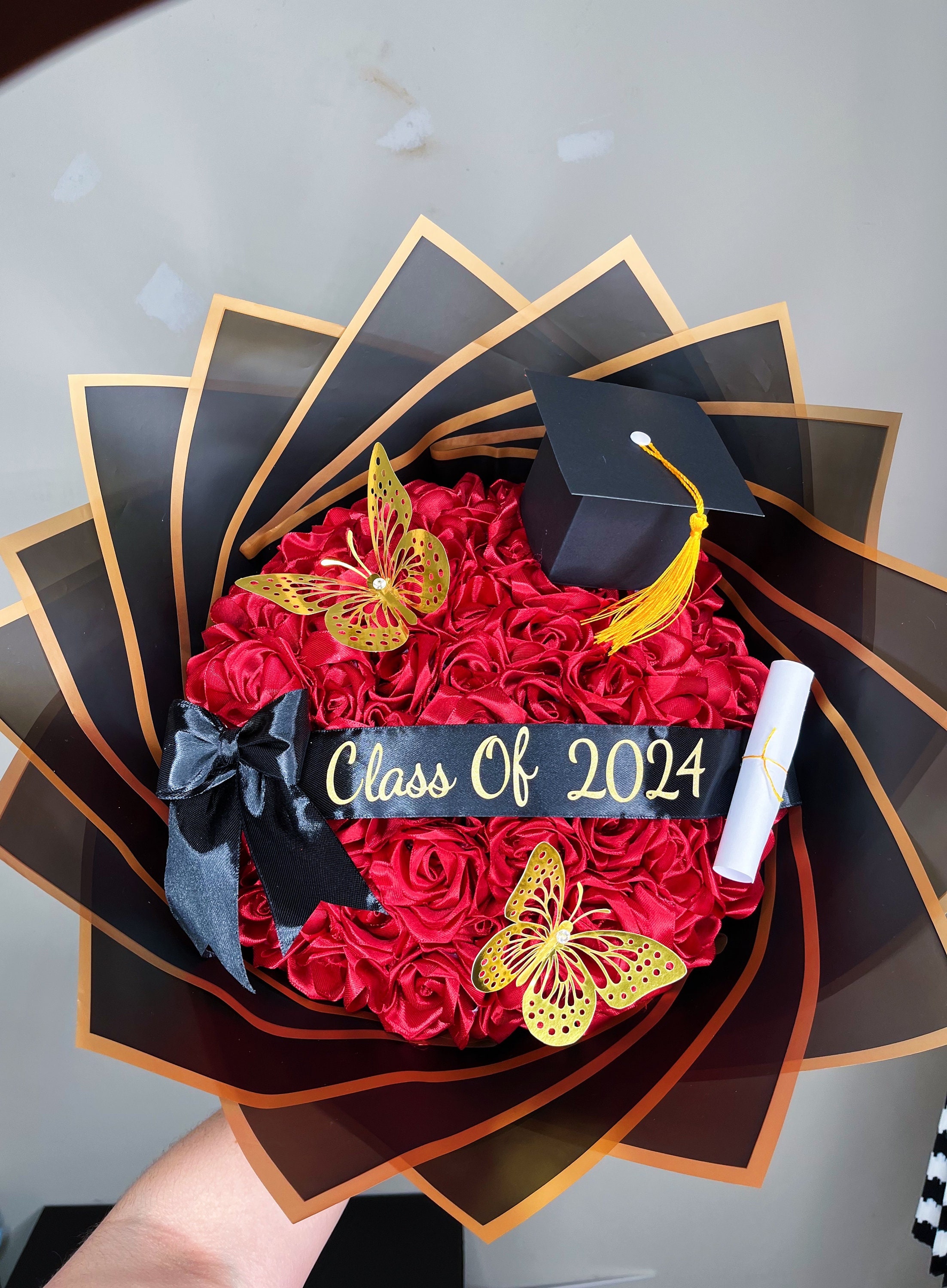 Eternal Graduation Flower Bouquets - Etsy