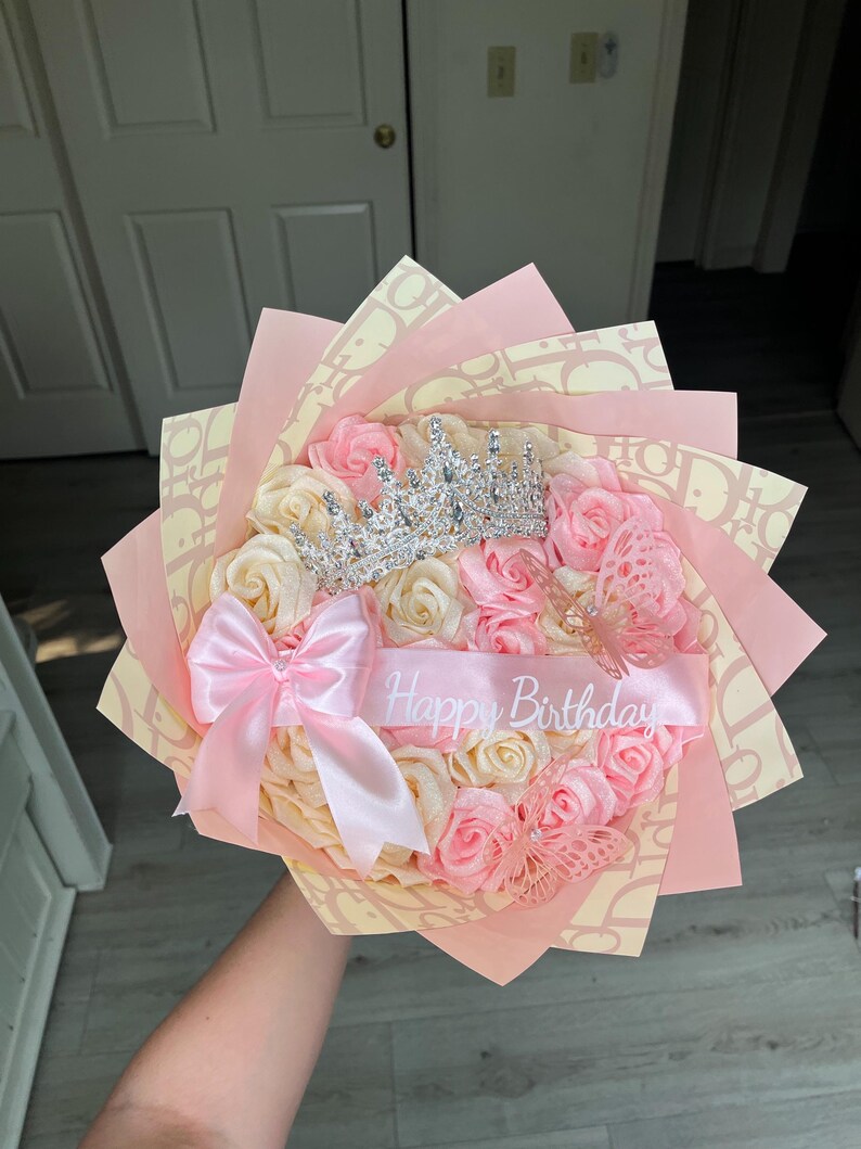 Eternal Flower Bouquets (includes Luxury Crown) - Etsy