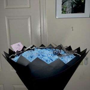 Corpse Bride Eternal Rose Bouquet - Etsy