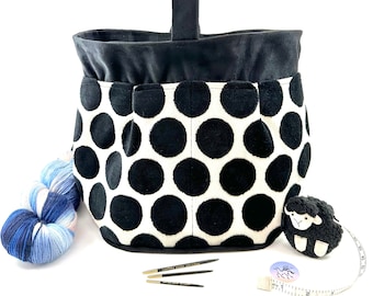 Atenti Bon Bucket Mamallama Blue Bon Bucket Shoulder Bag 2 Outer ...