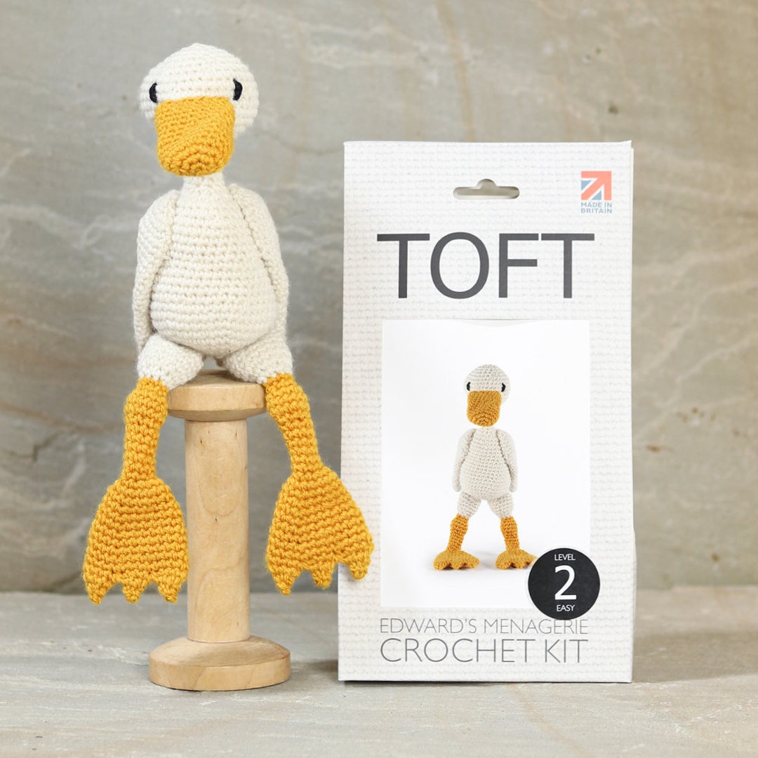 Toft Crochet Kit Geraldine the Duck DIY Crochet Amigurumi DIY Kit Toft ...