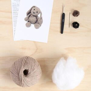 Toft Crochet Kit Emma the Bunny DIY Crochet Amigurumi DIY - Etsy