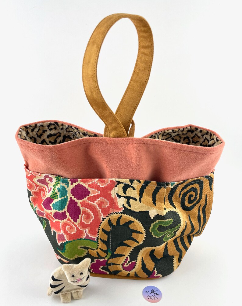 Atenti Tall Caddy Le Tigre Crochet Knitting Caddy Knitting | Etsy