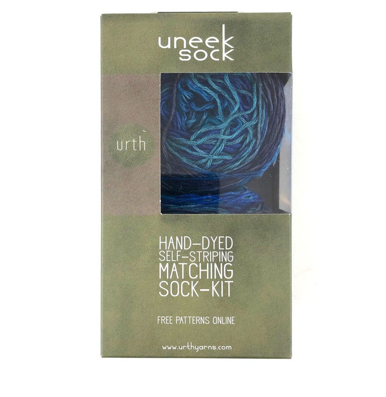 Urth Uneek 64 Matching Sock Kit Self Striping Merino-Nylon | Etsy