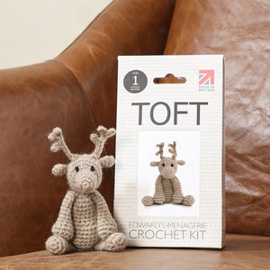 Toft Crochet MINI Kit Donna the Reindeer Mini DIY Amigurumi DIY Kit ...