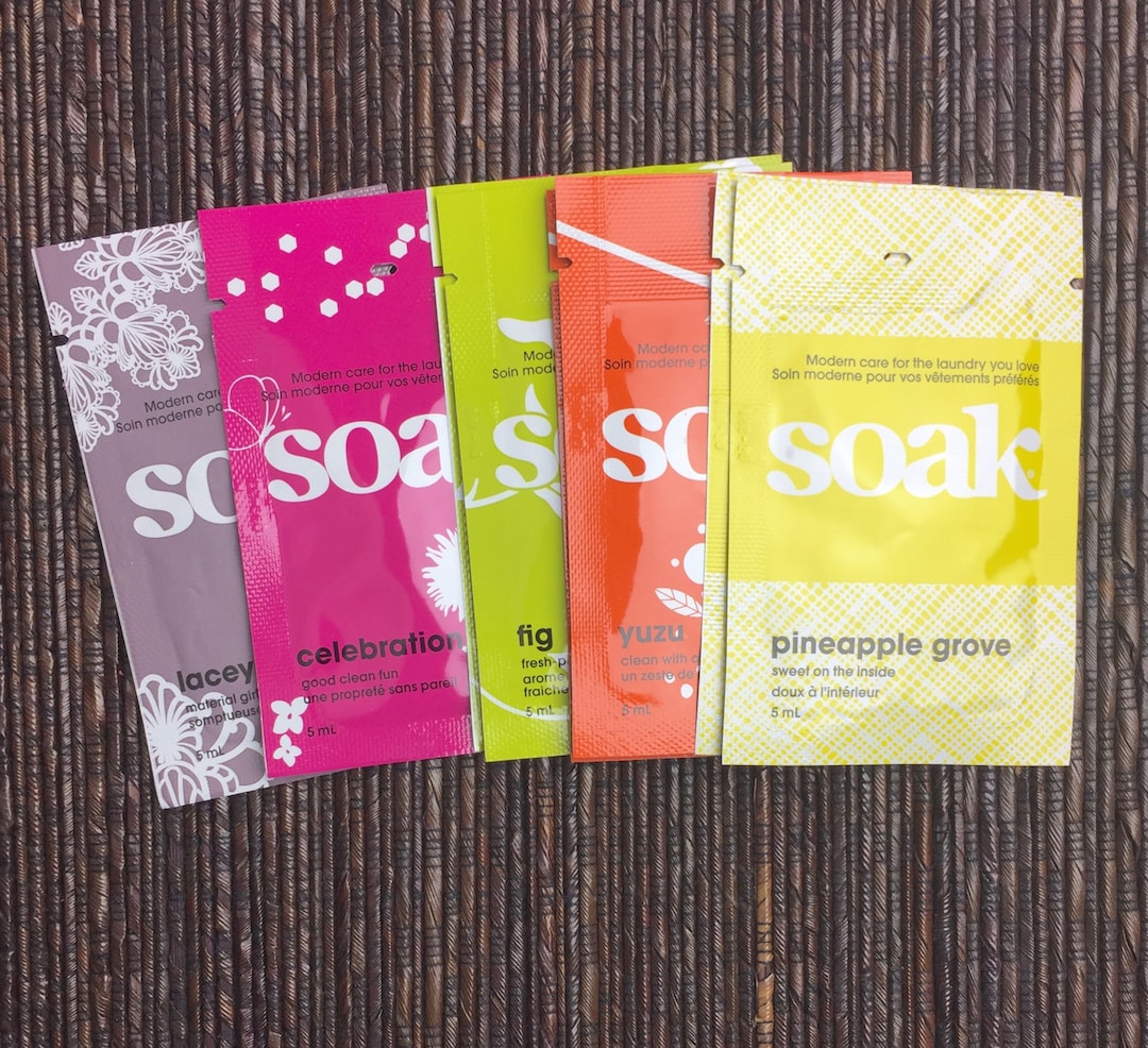 Travel Size Soak Set8 Mini Soaks Assorted Scents Blocking Wash Cleanser ...