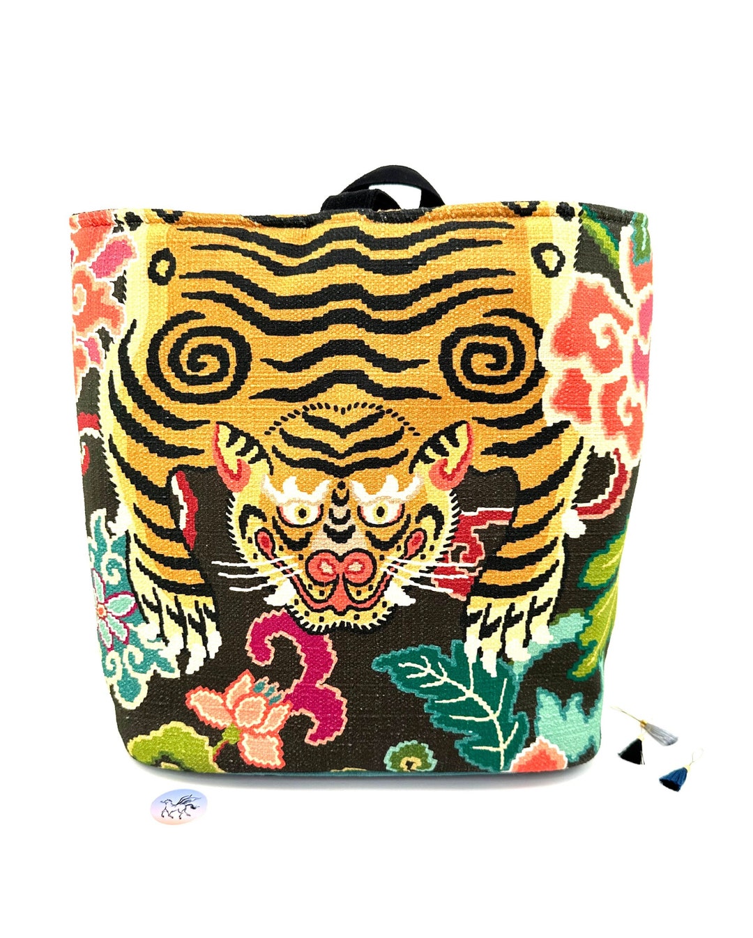 Atenti Backsac Letigre Knitting Project Bag Knit on the Go Shoulder Bag ...