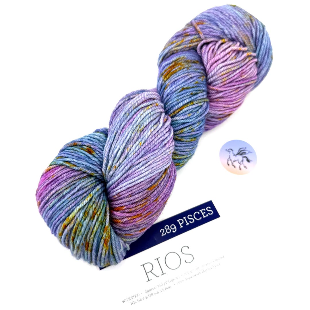 Malabrigo Rios Pisces 289 NEW Zodiac Collection Worsted Weight Merino ...