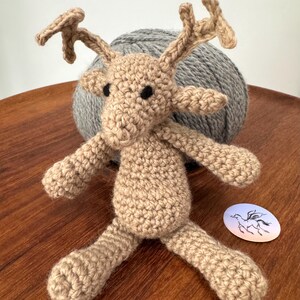 Toft Crochet MINI Kit Donna the Reindeer Mini DIY Amigurumi DIY Kit ...