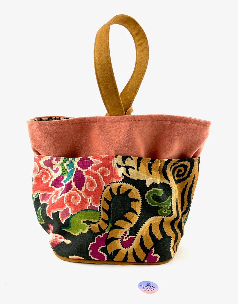 Atenti Tall Caddy Le Tigre Crochet Knitting Caddy Knitting | Etsy