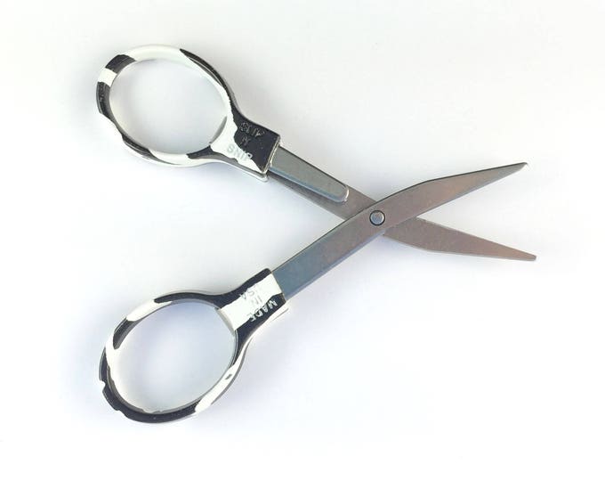Slip-n-snip Regular Blade Zebra Print Folding Scissors Mini Scissors ...