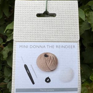 Toft Crochet MINI Kit Donna the Reindeer Mini DIY Amigurumi DIY Kit ...