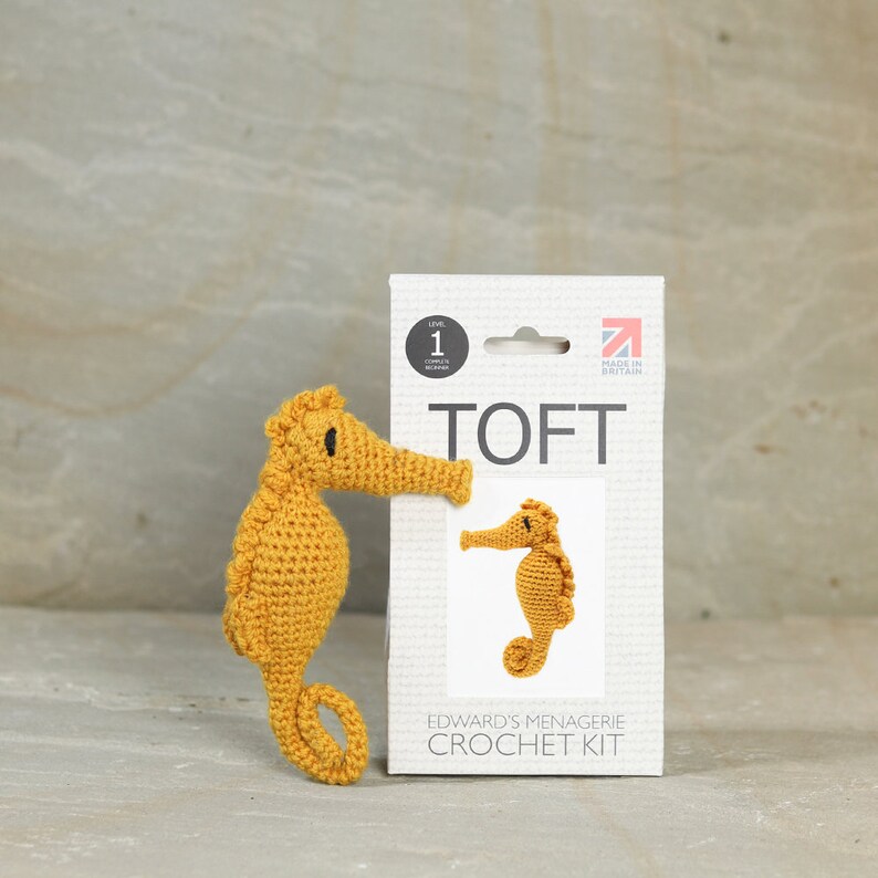 Toft Crochet Kit Blanche the Seahorse Mini DIY Amigurumi DIY - Etsy