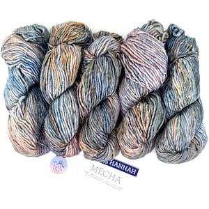 Malabrigo Mecha Hannah 335 Superwash Merino Kettle Dyed Merino "bulky ...