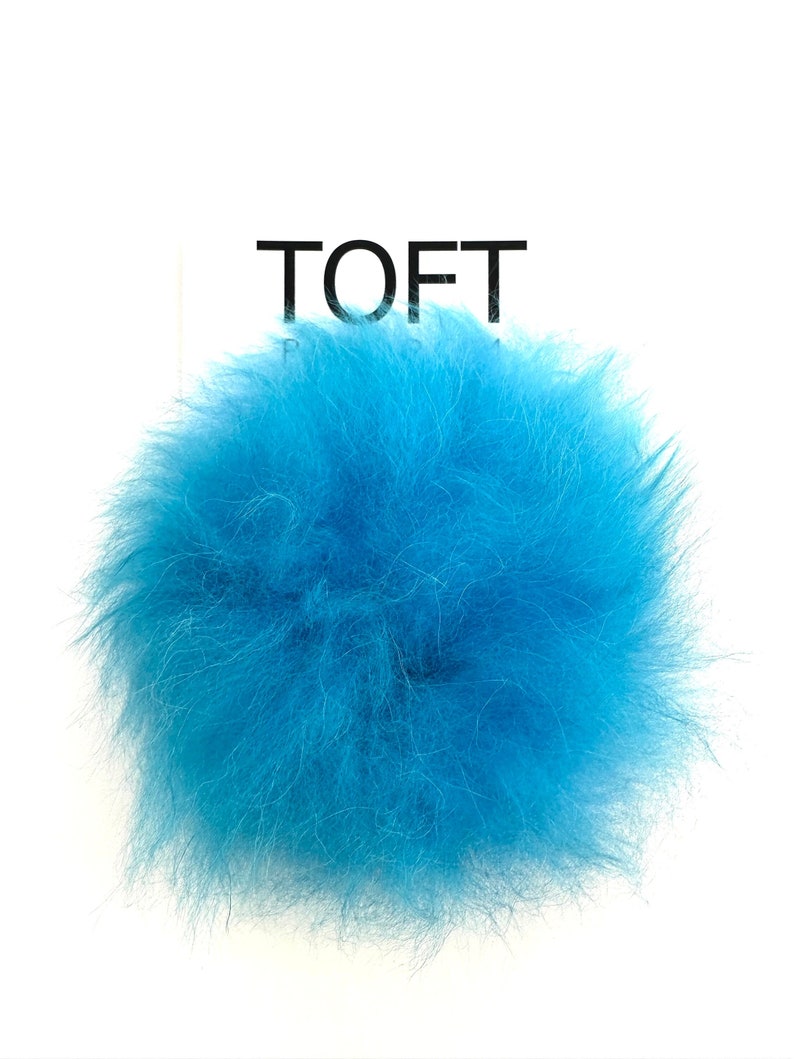 Toft Pom Pom Alpaca Fur Snap on Poms Turquoise, Magenta, Teal, Amethyst ...