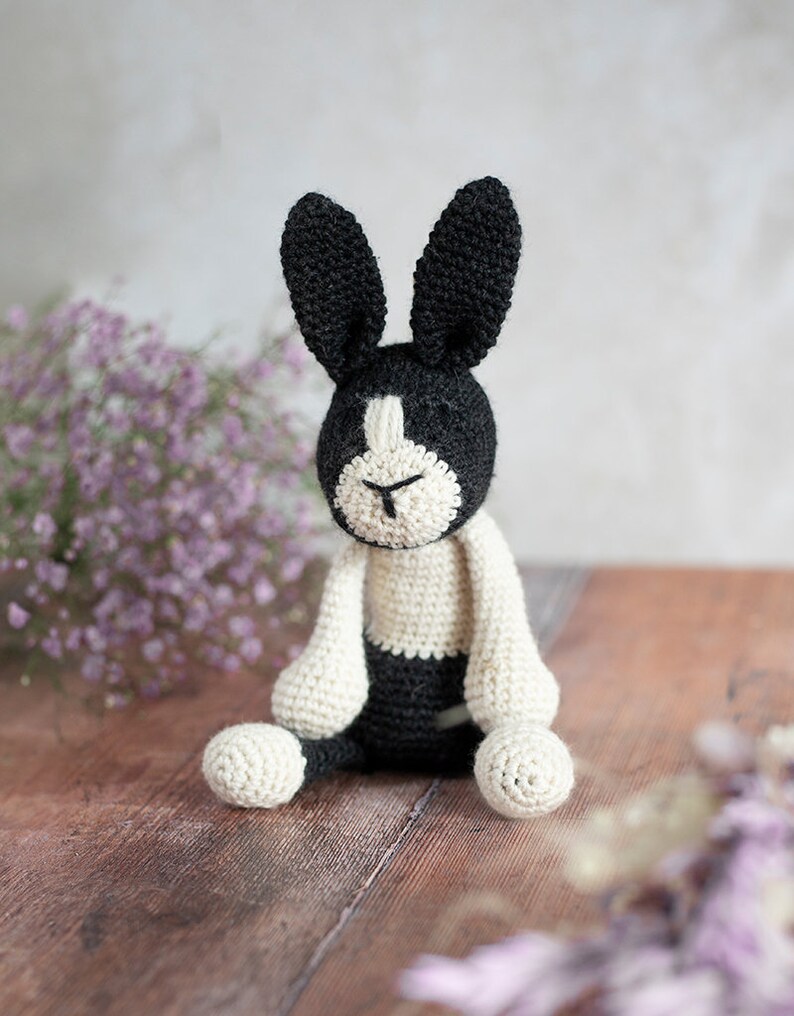 Toft Crochet Kit: Beth the Dutch Rabbit Amigurumi DIY Bunny, Hook ...