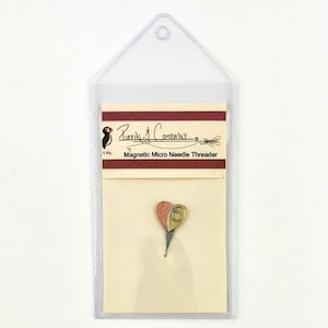 Heart Needle Threader MICRO Puffin Magnetic Needle Threader, Mini ...