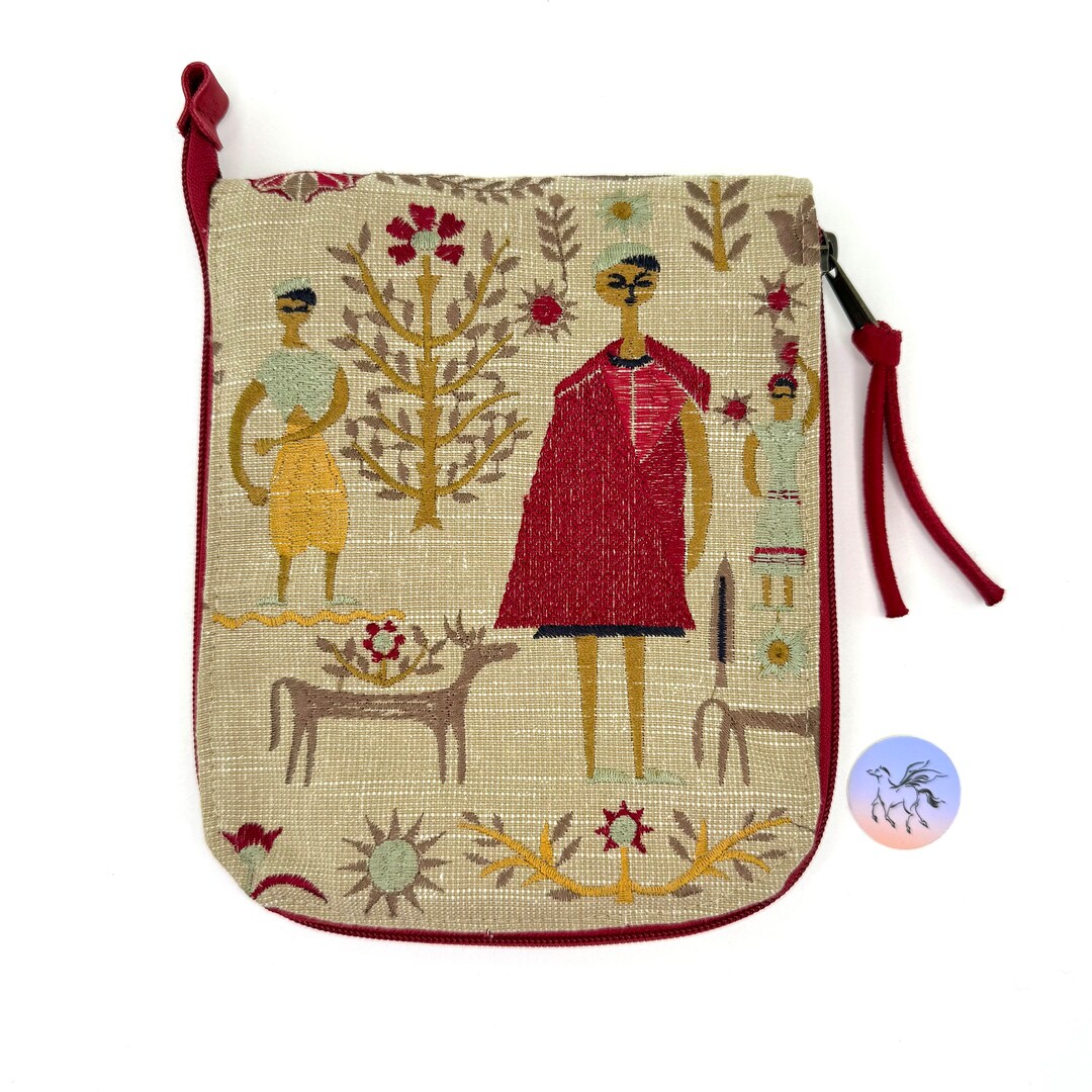 Atenti Circular Case Harvest Circular Needle Case People Fabric Zipper ...