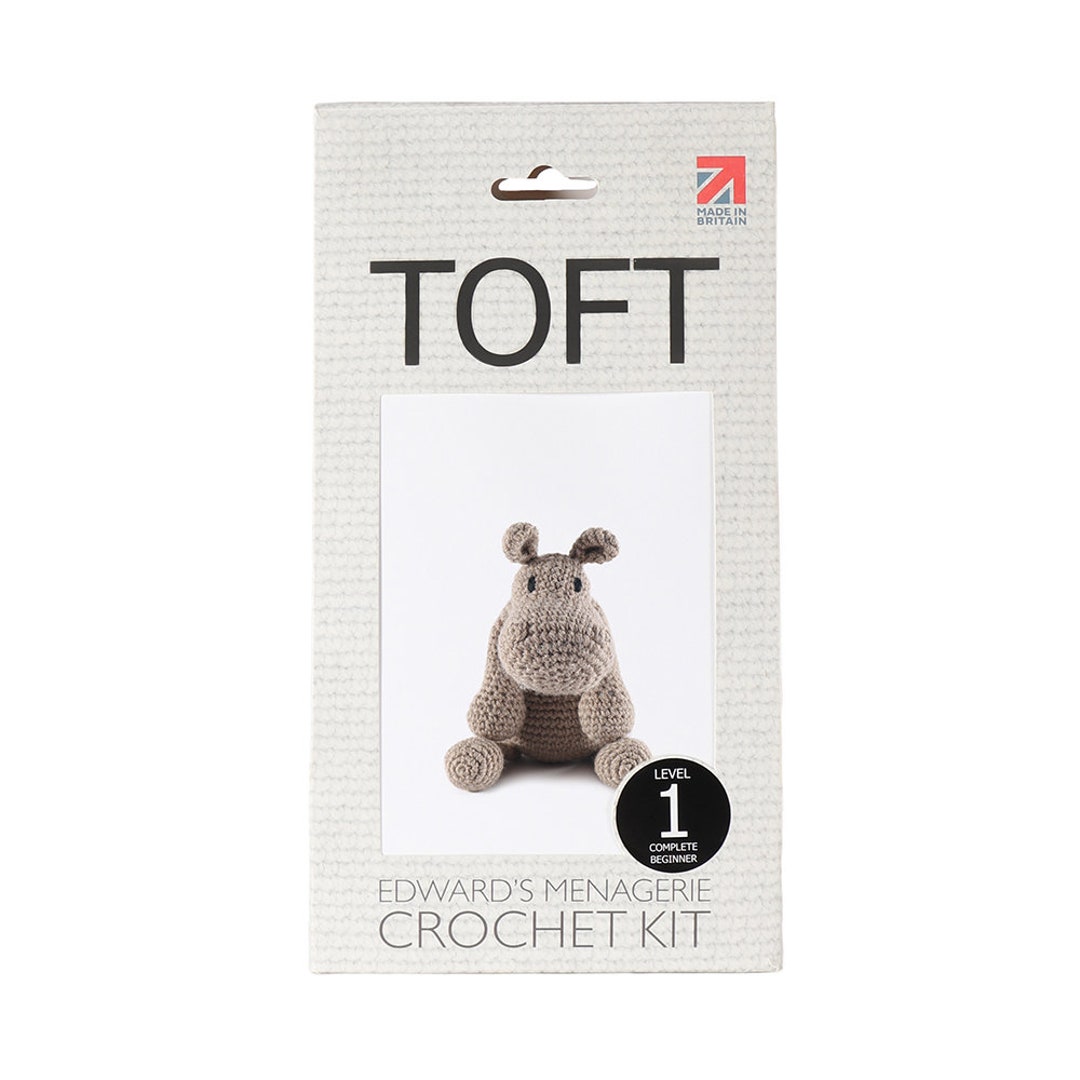 Toft Crochet Kit Georgina the Hippo DIY Crochet Amigurumi DIY Kit Toft ...