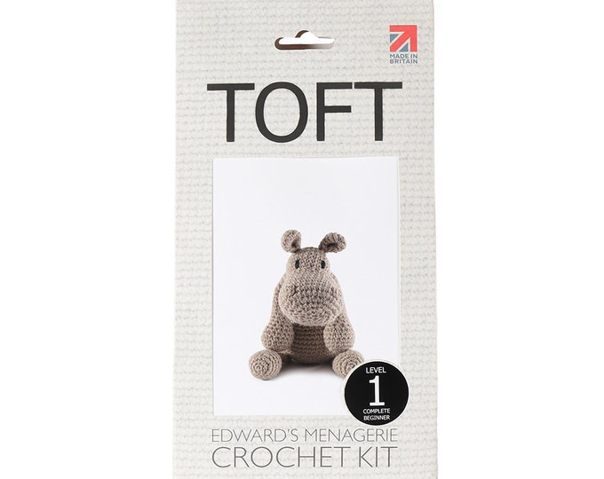 Toft Crochet Kit Georgina the Hippo DIY Crochet Amigurumi DIY Kit Toft ...
