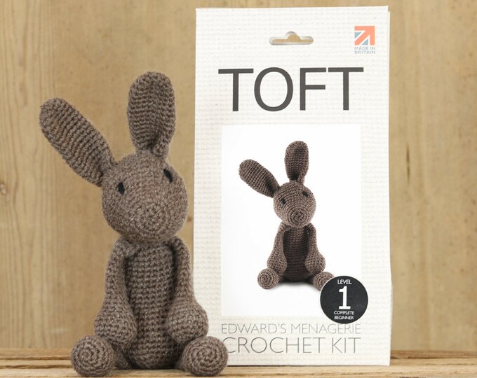 Toft Crochet Kit Lucy the Hare DIY Crochet Amigurumi DIY Bunny - Etsy