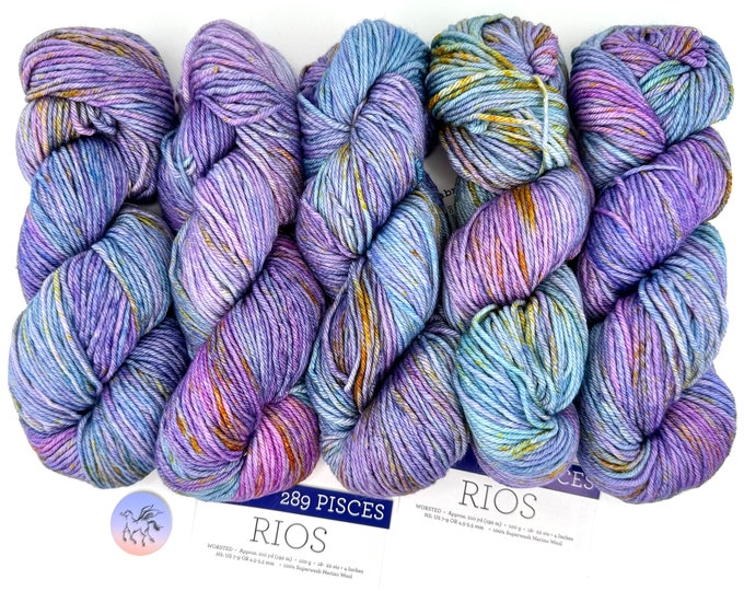 Malabrigo Rios Pisces 289 NEW Zodiac Collection Worsted Weight Merino ...