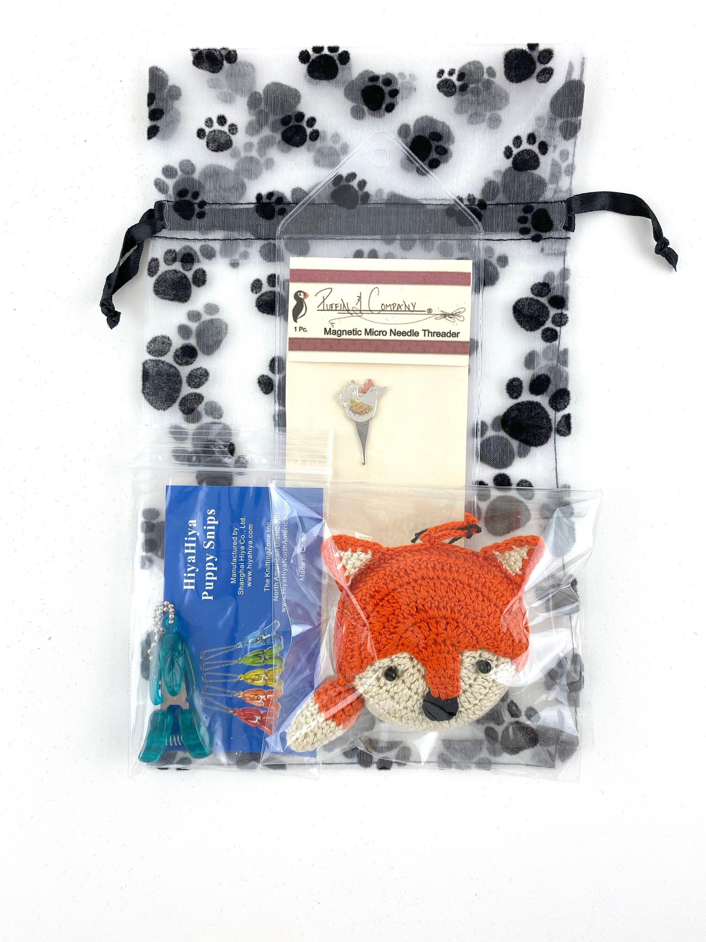 Craft Notions Gift Set Fox Tape Measure HiyaHiya Snips Puffin | Etsy