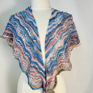 Artyarns Inspiration desert Lagoons Merino Cloud Free Shawl Pattern ...